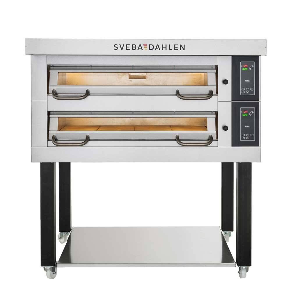 Elektrisk pizzaugn 500 grader baka napolitansk pizza med perfekt resultat