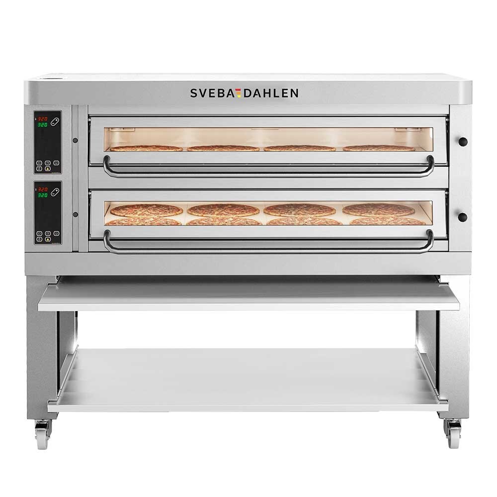 Elektrisk pizzaugn 500 grader baka napolitansk pizza med perfekt resultat